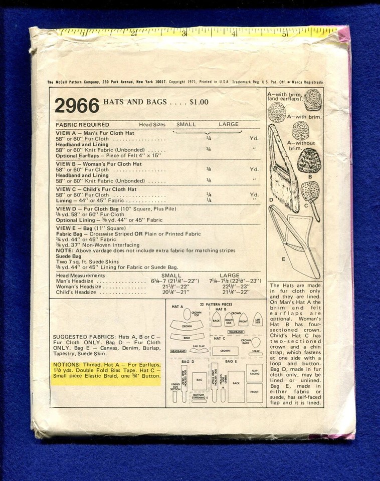 1970's McCall's 2966 | eBay