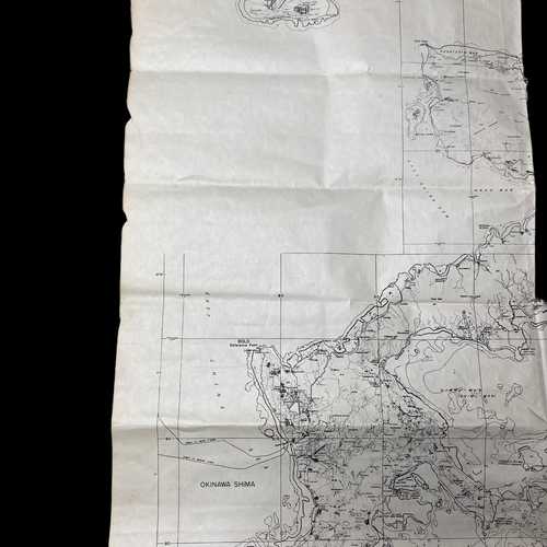 LARGE!! WWII 1945 Operation Iceberg Battle of Okinawa Air and Navy ...