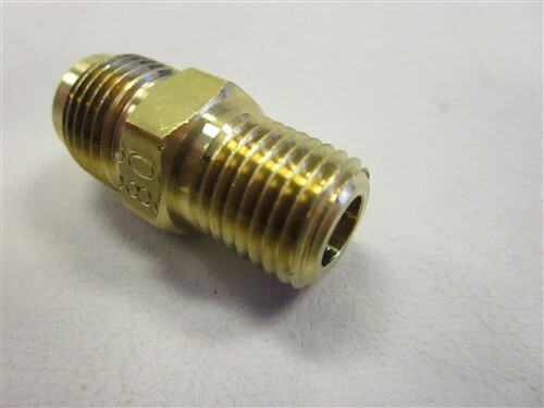 PARKER BRASS HYDRAULIC FLARE FITTING STRAIGHT 48F-6-4 SET OF (16) 1 7/ ...