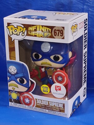 EXCLUSIVE MARVEL INFINTY WARPS SOLDIER SUPREME FUNKO POP VINYL FIGURE ...