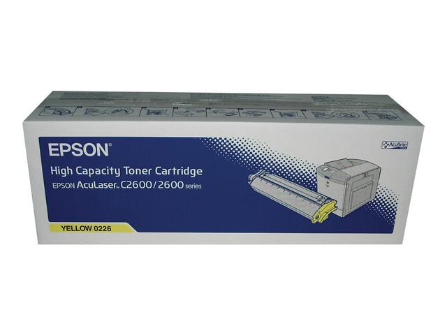 Epson 0226 Yellow Toner Cartridge EU S050226 Aculaser C2600 OEM Box for ...