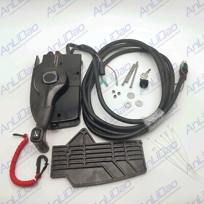 Mercury Side Mount Outboard Remote Control Box / Power Trim Tilt 8 Pin ...