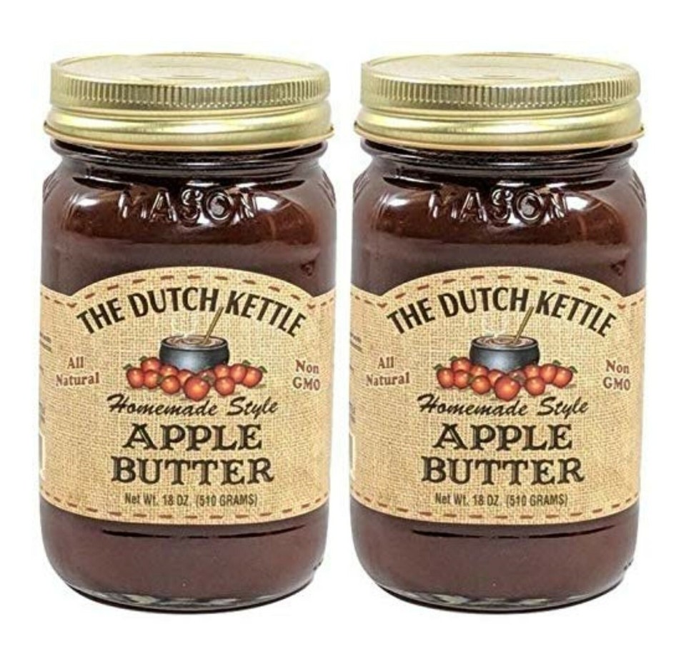 Dutch Kettle Amish Homemade Style Jam & Jellies 1 Set of 2 in Reusable ...
