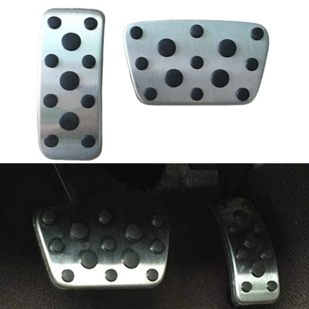 2PC STEEL GAS BRAKE PEDAL PAD COVER SET TRIM FOR LEXUS RX350 RX450H ...
