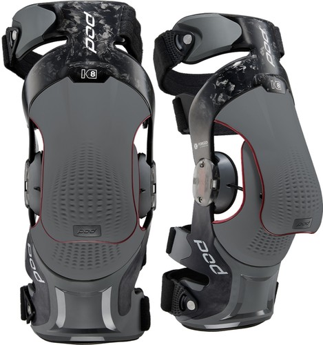 POD K8 3.0 Carbon MX Offroad Knee Braces (Pair) Black | eBay