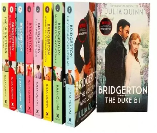 Bridgerton Family Series Collection 1-9 Books Set By Julia Quinn NEW ...