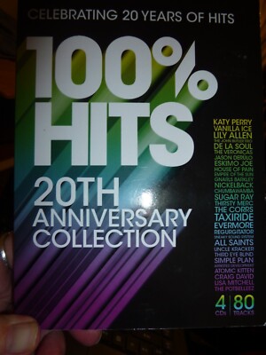 100% hits-20th anniversary collection 4 disc 4 cds-80 tracks | eBay ...