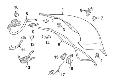 Genuine OEM Trunk Lock Actuator Motor for Mercedes 2057500600 | eBay