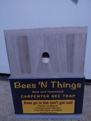 Bees N Things Outdoor Carpenter Bee Hanging Trap with 15 ft. Coverage ...
