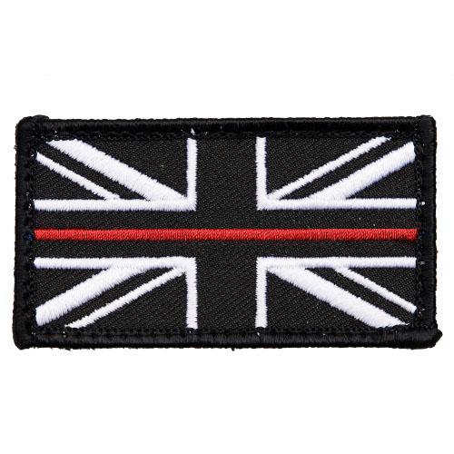FIRE SERVICE THIN RED LINE UNION JACK PATCH BADGE VELCRO® BACKED & SOFT PIECE sm | eBay UK