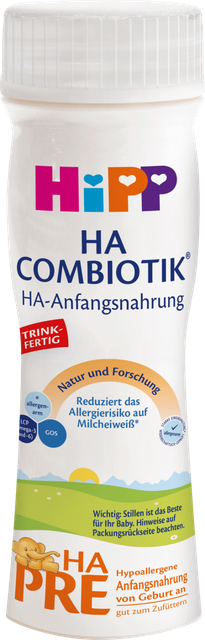 HiPP HA Pre Combiotic Ready to Feed Formula 6 Pack 200ml for sale ...