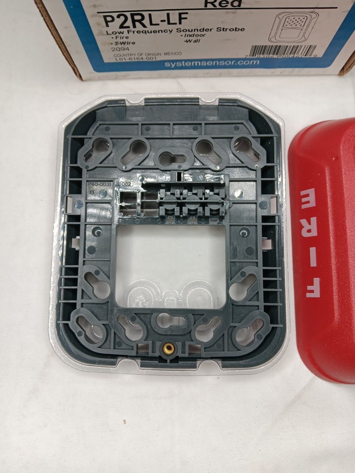 System Sensor P2RL-LF Low Frequency Horn/Strobe, 12/24v, Red | eBay