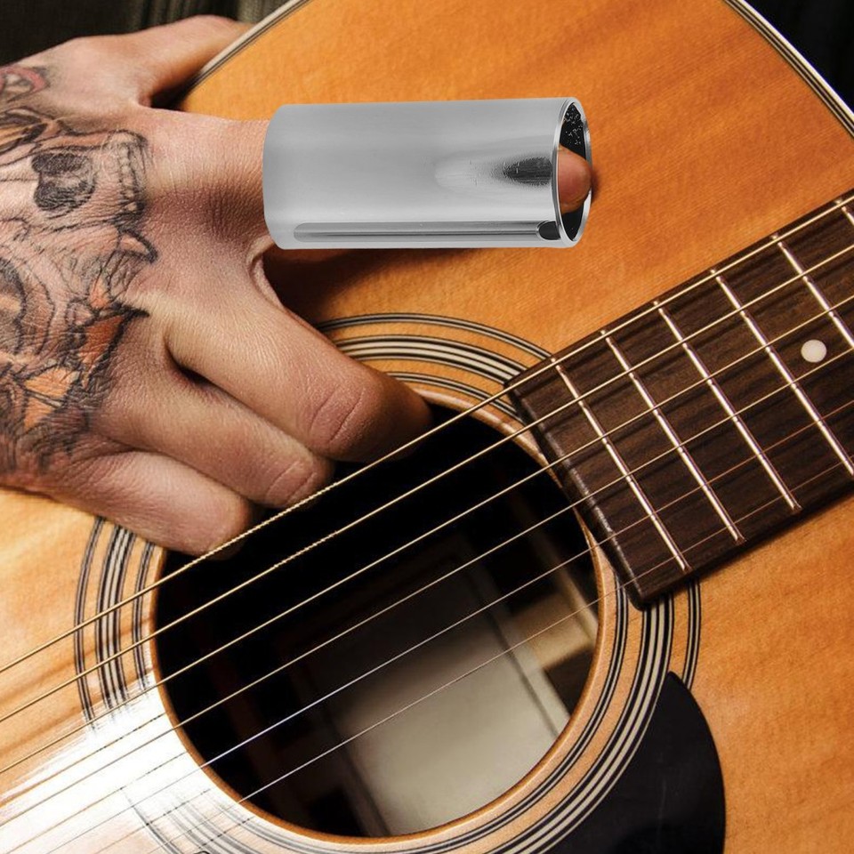 4 Pcs Musical Instrument Slide Acoustic Guitar Slides Stainless Steel ...