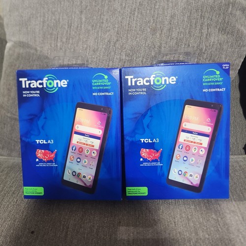 TCL A3 32GB Black Tracfone A509DL Android Smartphone 5.5 LCD Display ...