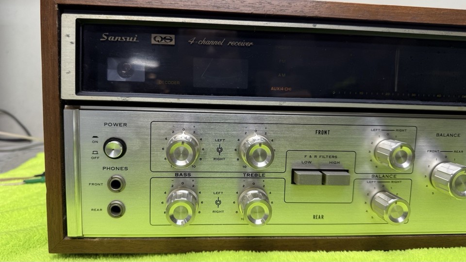 Sansui QRX-3500 4 Channel Quad & Stereo Receiver MINT COND WORKS GREAT ...