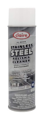 Claire Manufacturing CL8411PK Stainless Steel Polish Cleaner, 15 Ounce ...