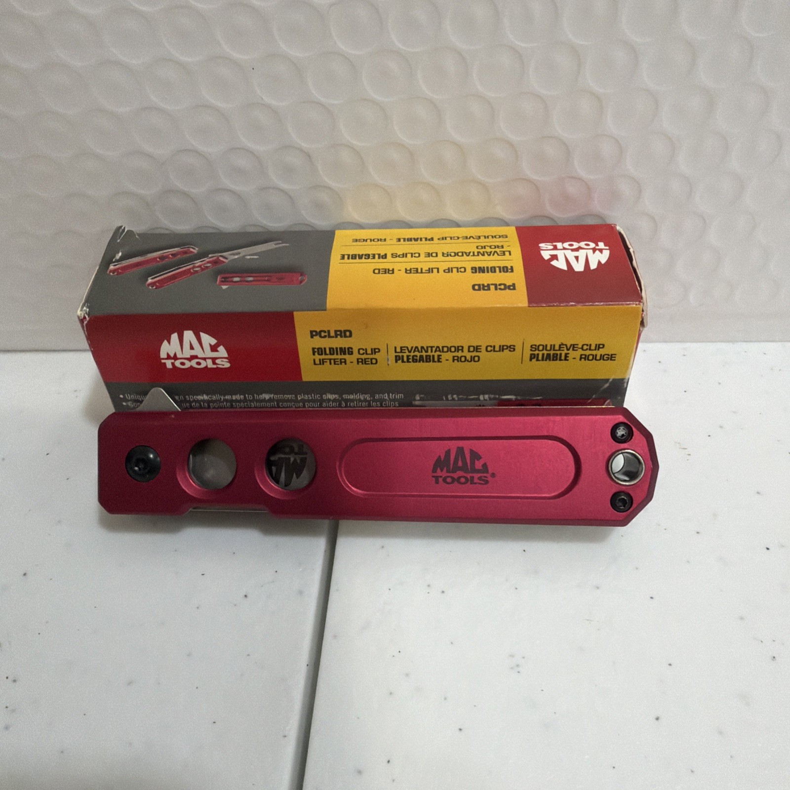 MAC Tools EVERYDAY CARRY FOLDING CLIP LIFTER W/ ALUMINUM HANDLE- RED | eBay