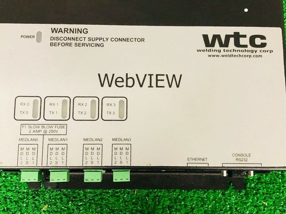 WTC Welding Technology Webview-Enet, Ethernet Terminal Control 986 ...