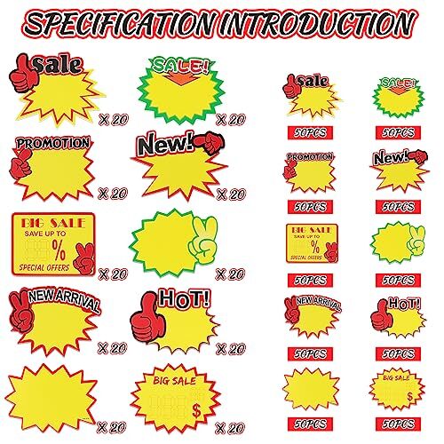 Starburst Sign for Retail Store Large 200pcs | eBay