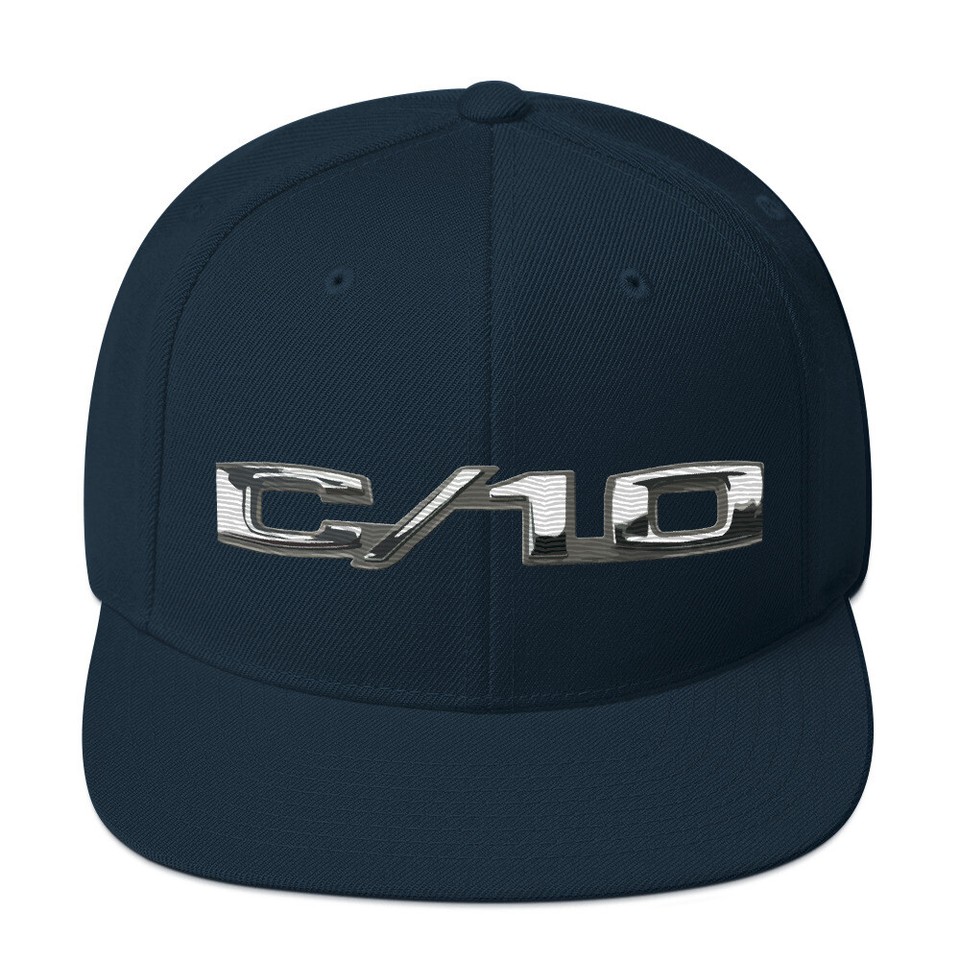 1972 Chevy C10 Emblem Custom 10 Pickup Truck Snapback Hat Adjustable ...