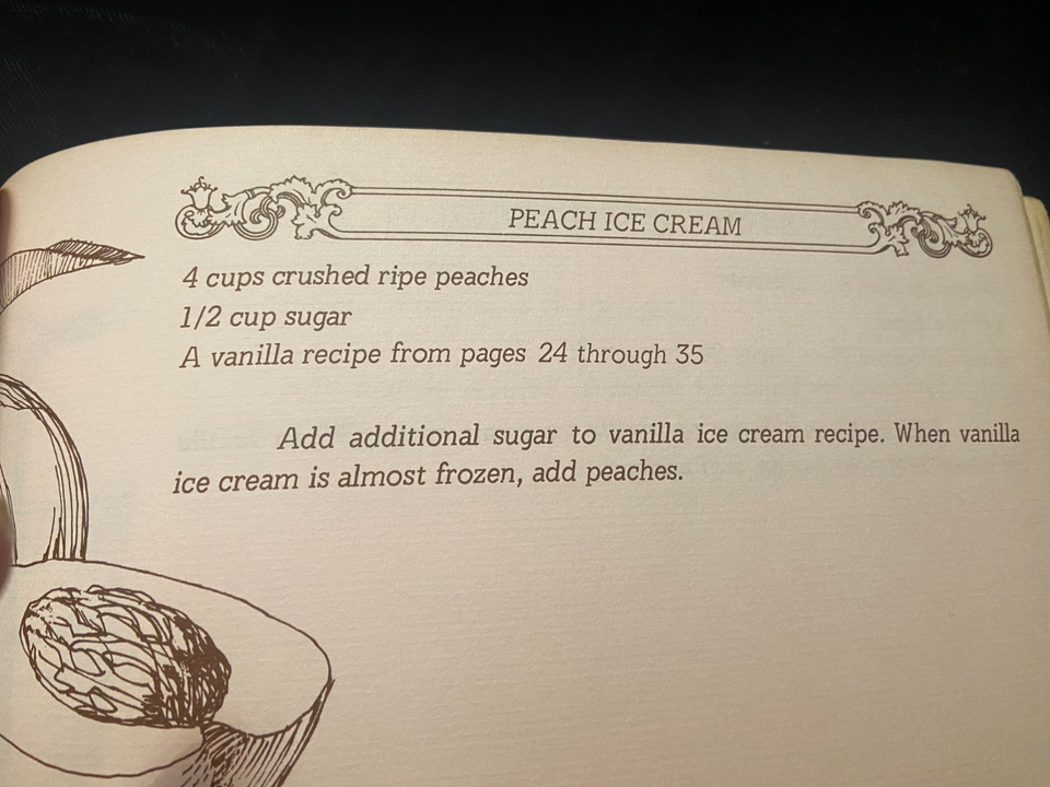 Vintage 1970 Trade Paperback Ice Cream Cook Book Recipes History Earl ...