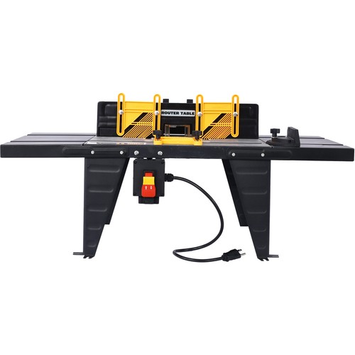 Electric Benchtop Router Table Wood Working Craftsman Tool Black | eBay