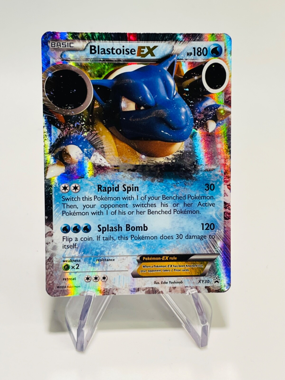 BLASTOISE EX 2014 Pokemon FULL ART RARE PROMO XY30 POKÈMON | eBay