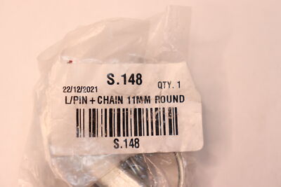 Round Linch Pin Chain & Hook Assembly Stainless Steel S.148 | eBay