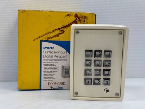 Linear Door Gard 212R Surface Mount Digital Keypad 120 Code Capacity | eBay