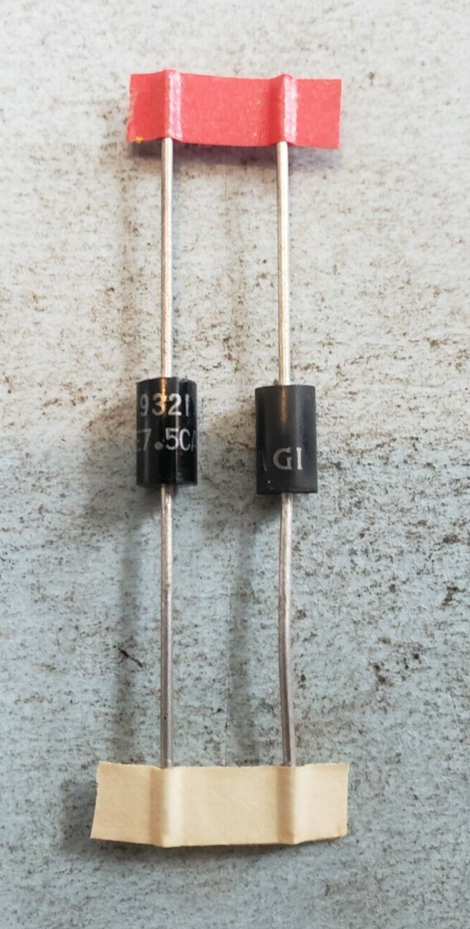 1.5KE7.5CA DIODE TRANSZORB 1.5KE Series Bidirectional Voltage ...
