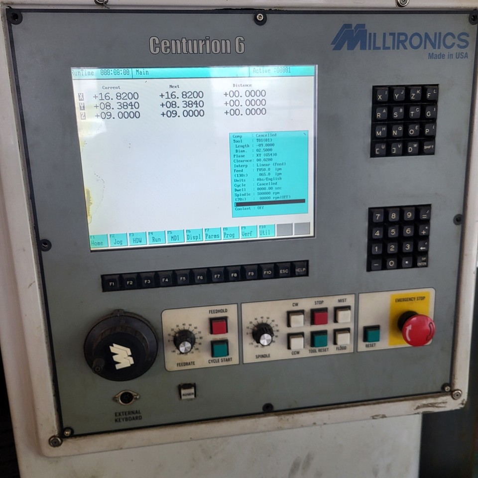 Milltronics VM17 CNC Vertical Machining Center, Series D, In ...