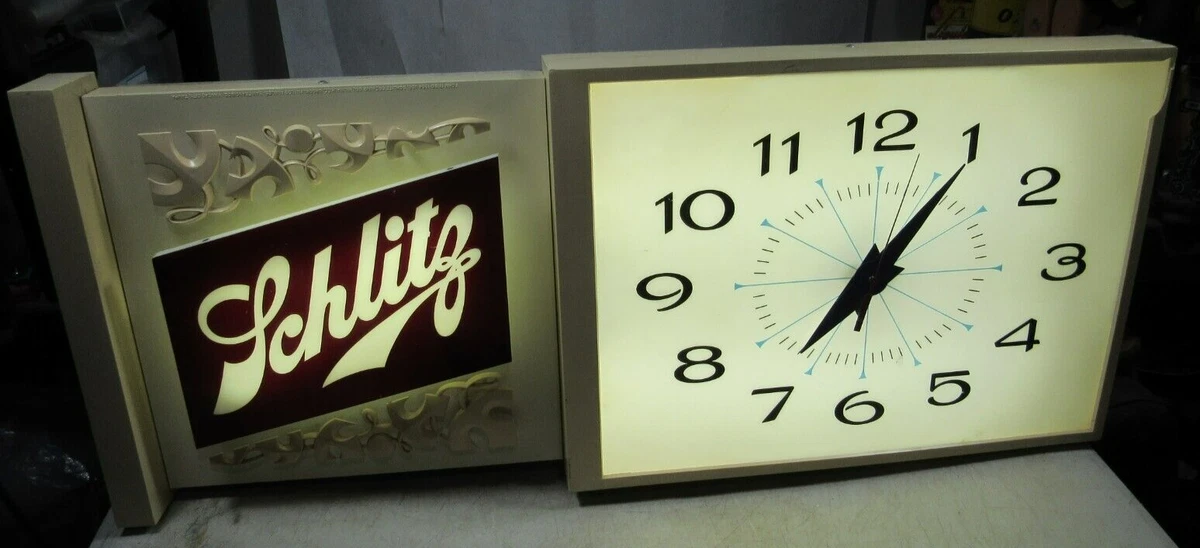 best offers sale schlitz beer Beer Ruby sign Schlitz clock