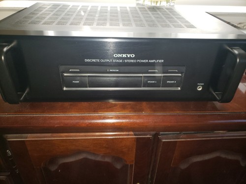 ONKYO M-501 Power Stereo Amplifier 2 Channel 150W per Channel, Mint ...