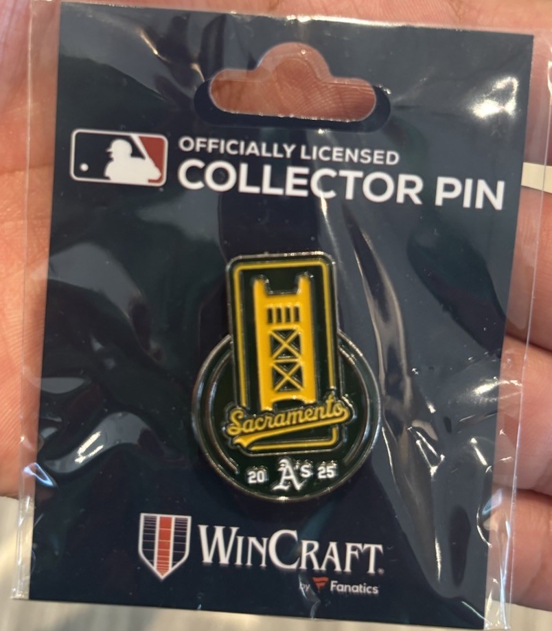 MLB Athletics 2025 Sacramento Tower Bridge Pin | eBay