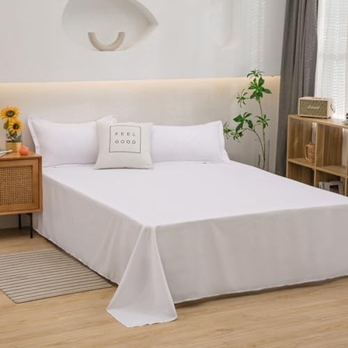 SILIPA Flat Sheet Queen Size Sold Separately 1-Piece Extra Soft Brushed ...