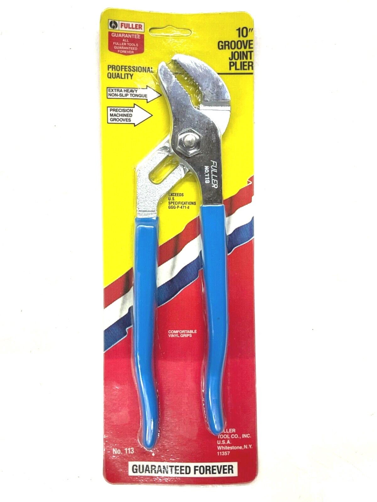 Vintage NOS Fuller 10 inch Groove Joint Pliers in Package for sale ...