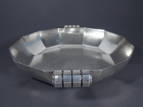 F.W. QUIST Schale, Silver Plated Centerpiece Bowl, Art Deco, Deutsch um ...