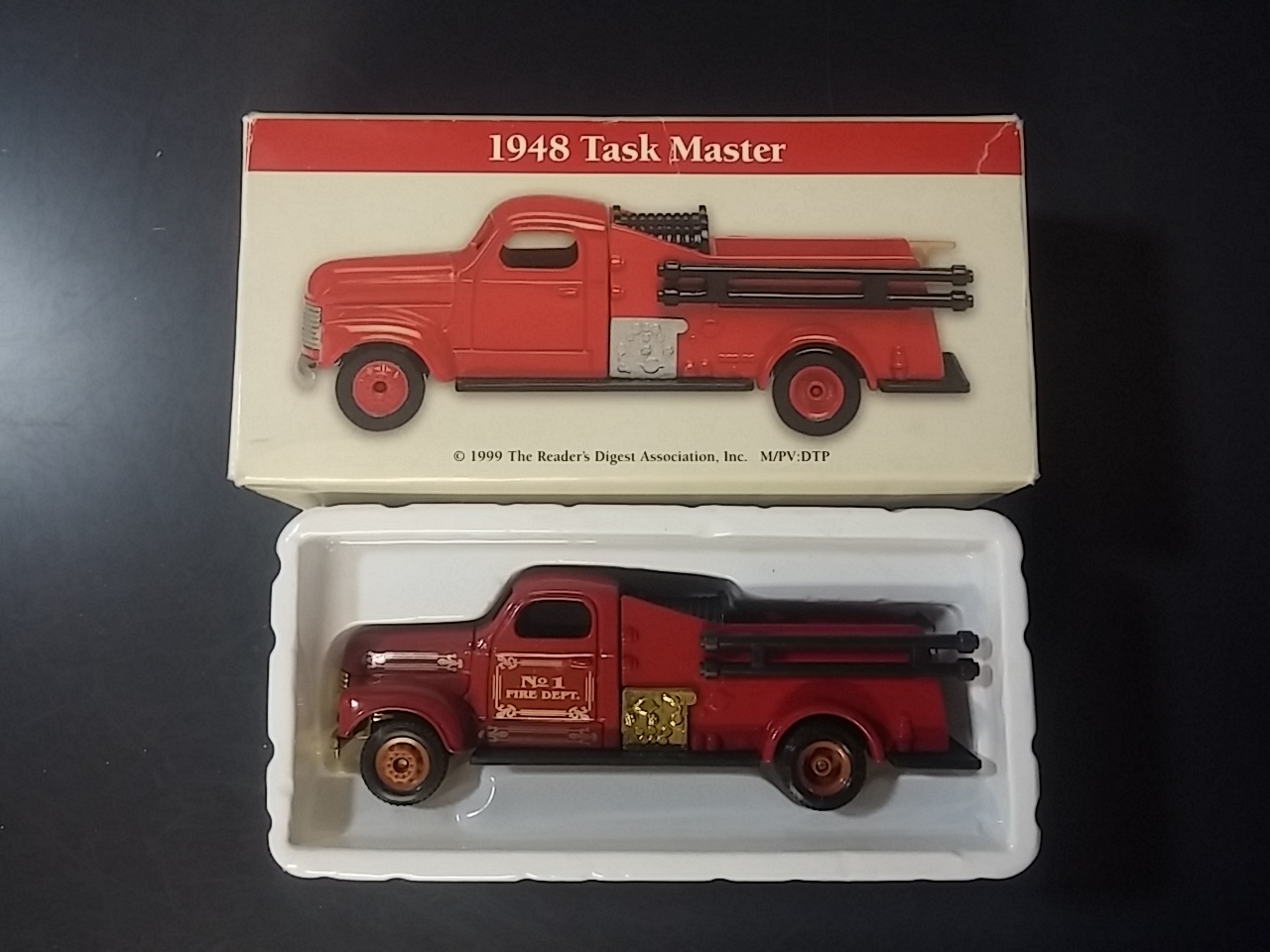 1948 TANK MASTER FIRE TRUCK 1/64 DIE CAST MUSCLE CAR NEW NIB High Speed ...