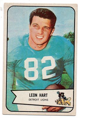 1954 Bowman Football Card #112 Leon Hart-Detroit Lions Ex Card | eBay
