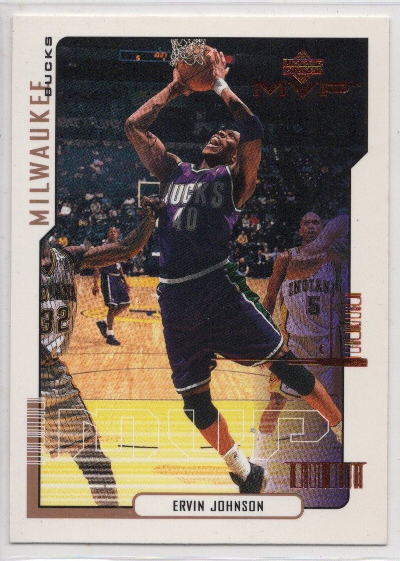 2000 Upper Deck Ervin Johnson Milwaukee Bucks MVP No 95 | eBay Australia