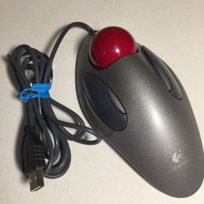 LOGITECH T-BC21 marble TRACKMAN mouse AMBIDEXTROUS USB 2.0 | eBay