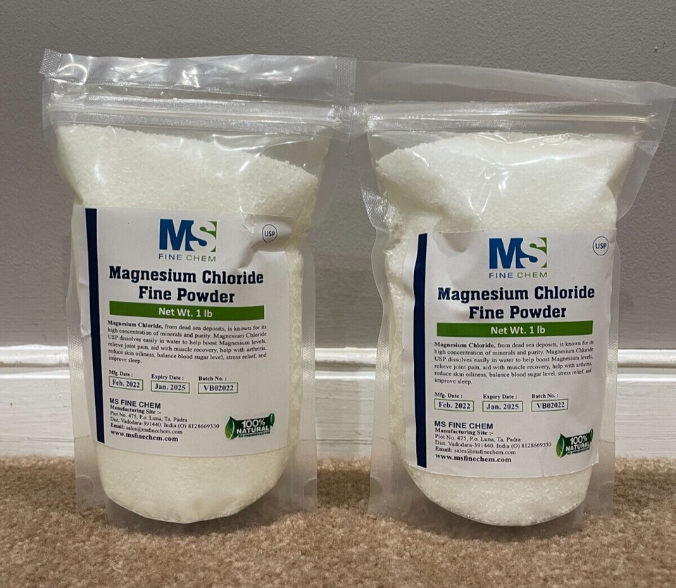 Magnesium Chloride USP (Pharmaceutical Grade) USP 100% edible - 2 LB | eBay