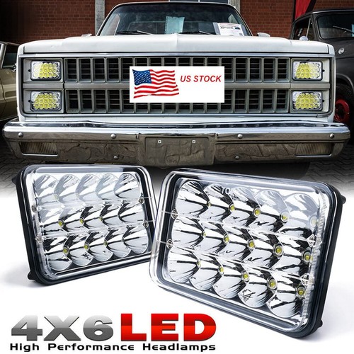For Ford Chevrolet Off-Road Vehicle Square Lights Far and Near Driving ...