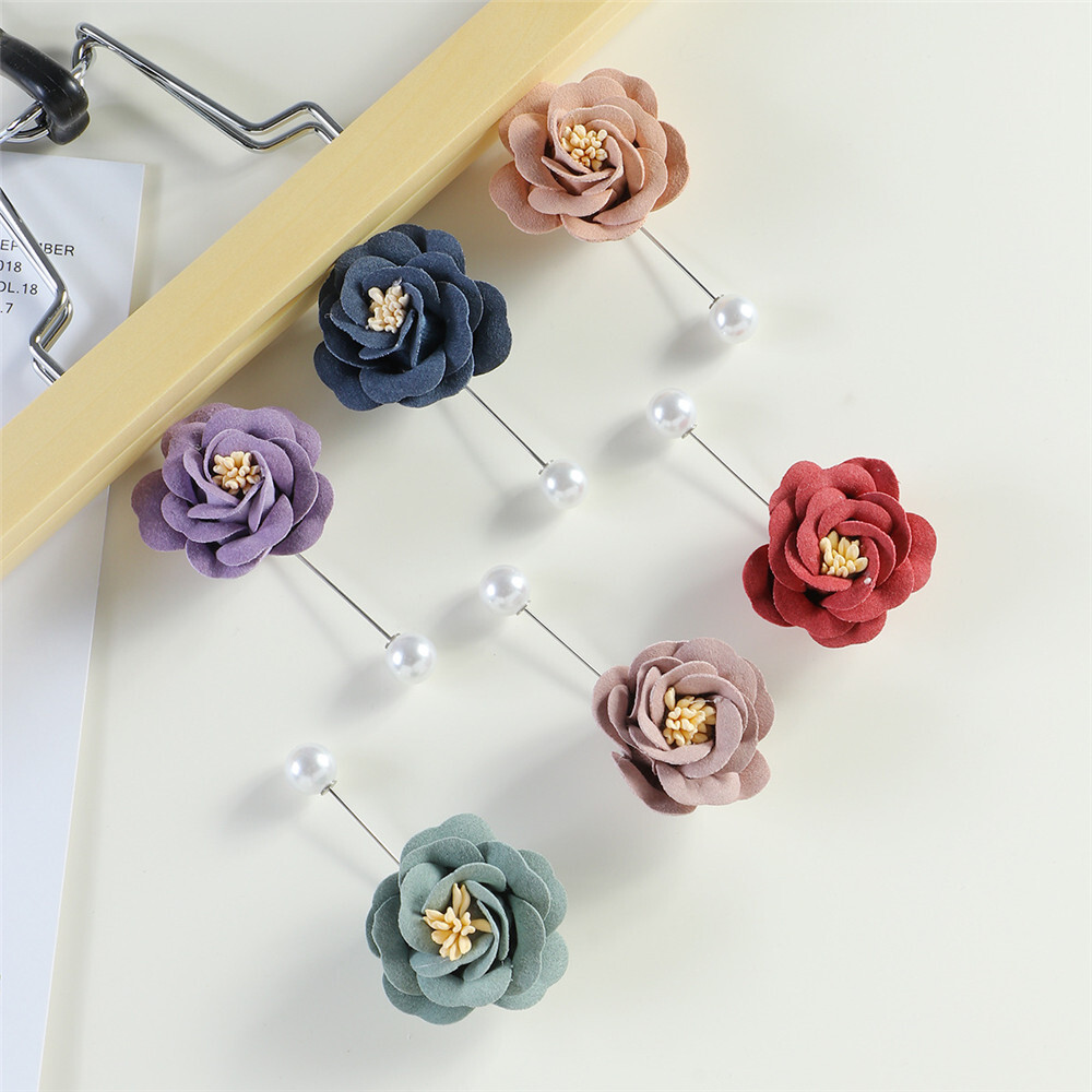Safety Flower Scarf Hijab Pin Muslim Women Headscarf Wrap Shawl Brooch ...