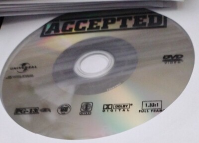 Accepted (DVD disc only, 2006, Full Screen) | eBay