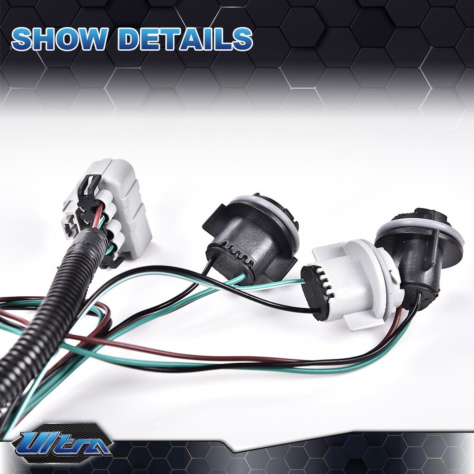 Fit For Chevy Silverado Pickup Truck Tail Light Lamp Wiring Harness ...