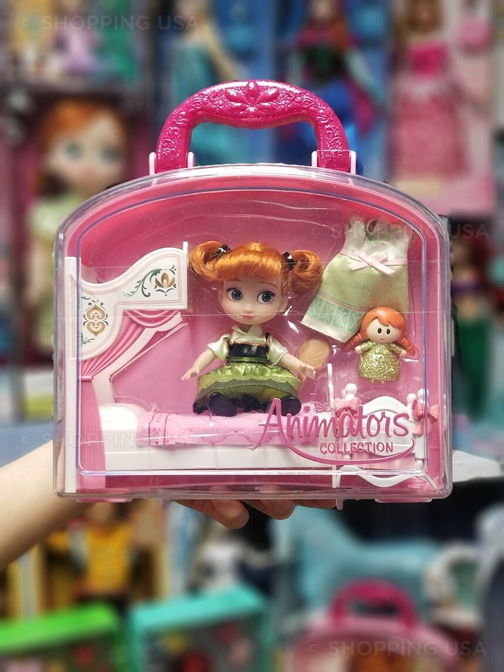 Disney Store Animator's Collection Frozen 2 Elsa Anna Mini Dolls ...