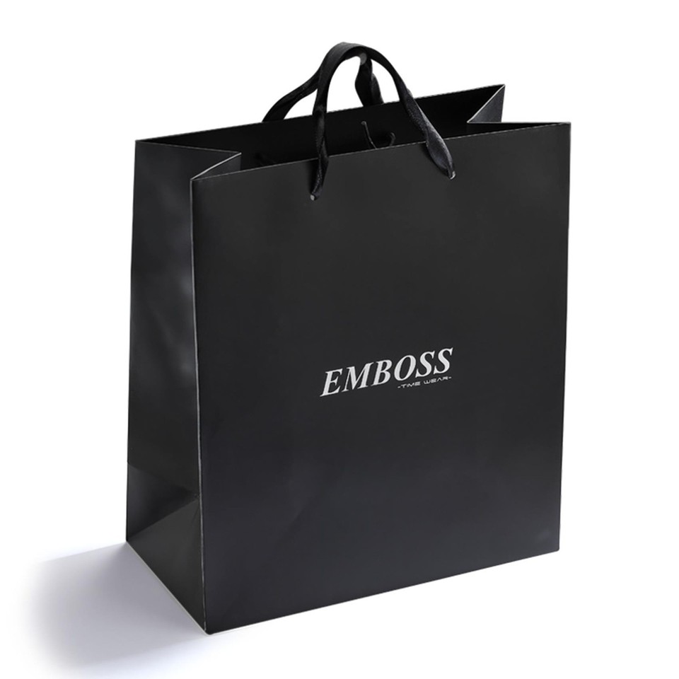 EMBOSS Icon Skeleton Full Gold Men's Automatic Watch 45mm Rubber Strap ...