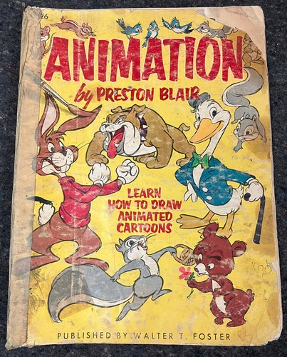 Authentic 1949 Walter Foster & Preston Blair "ANIMATION" #26 | eBay