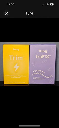 Truvy Trim + truFIX - 30 Day Weight Loss Combo - New in boxes! | eBay